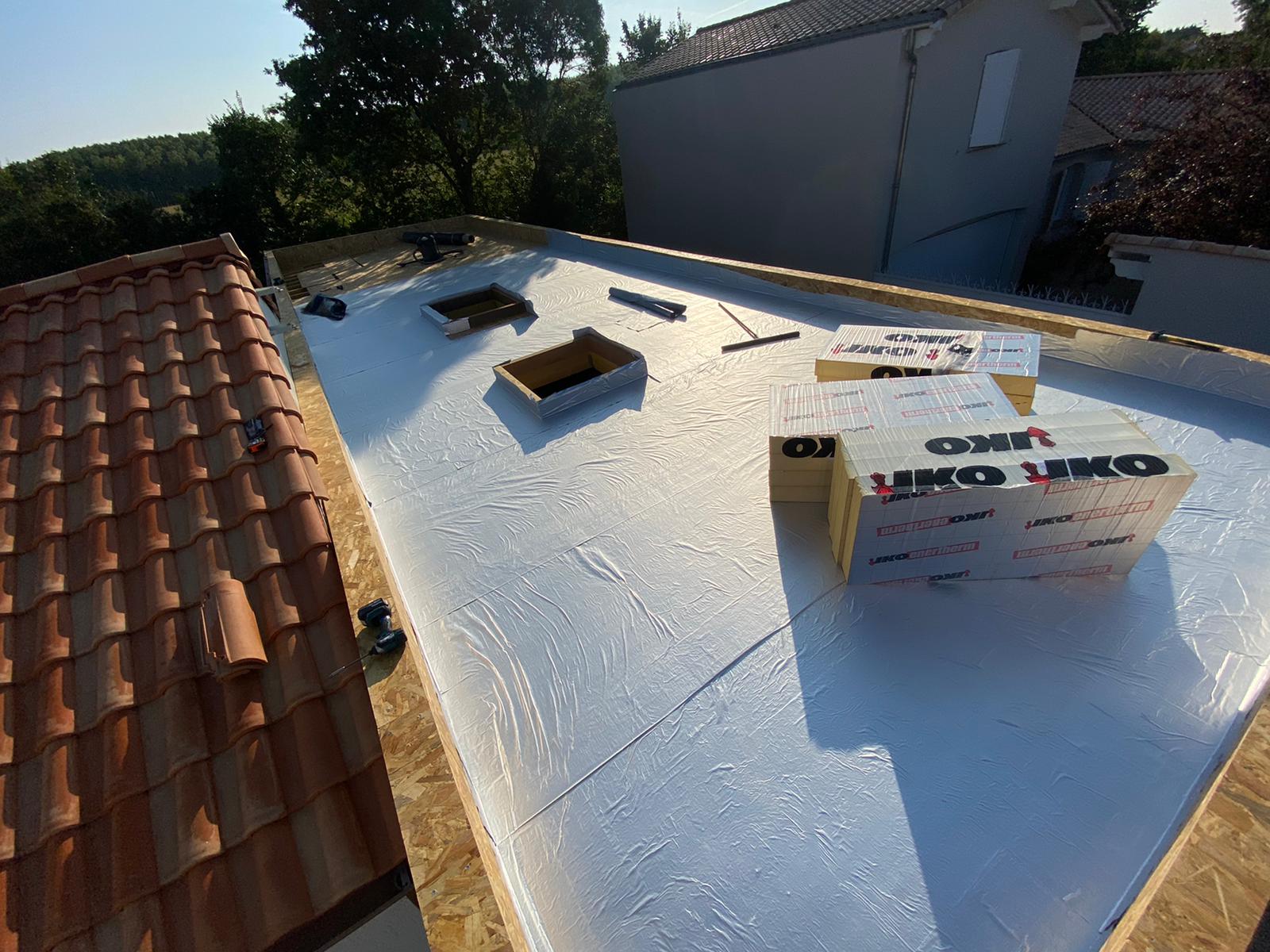 Isolation toit plat et toit terrasse | Au Bac D'Eau